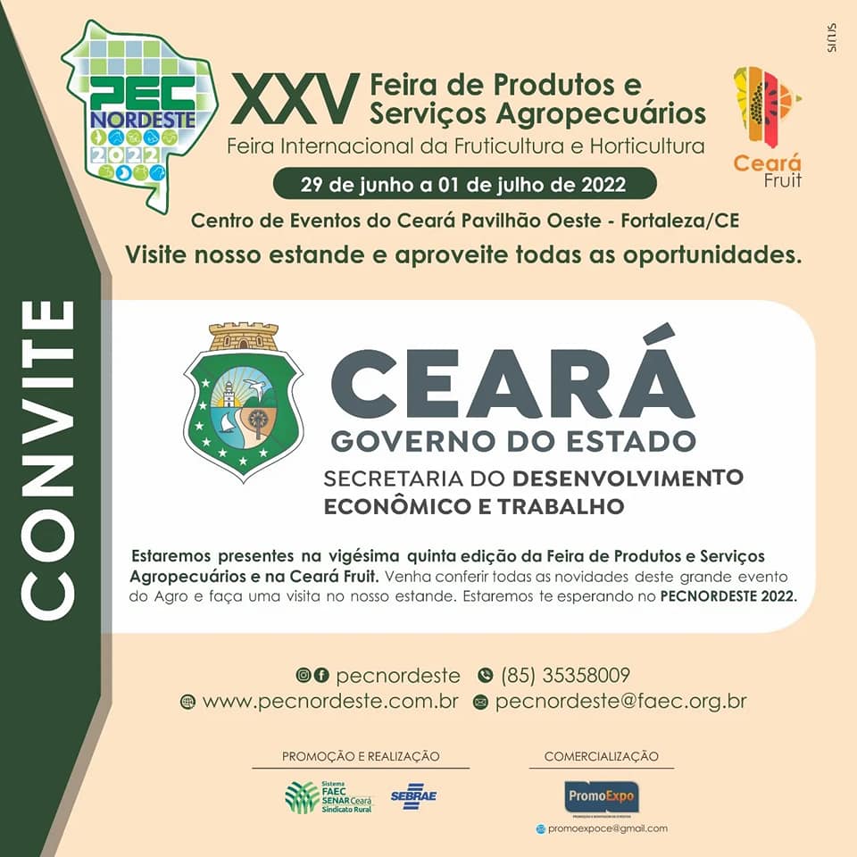 Sedet e vinculadas participam da 25° edição da PEC Nordeste, que começa ...